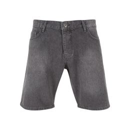 Stoffhose 2Y Premium "2Y Premium Herren 2Y Basic Slim Fit Denim Shorts", Herren, Gr. 34, Normalgr&ouml;&szlig;en, grau, 97% Baumwolle, 3% Elasthan, unifarben, normal, Hosen Stoffhose