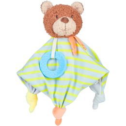 Schmusetuch Sterntaler "B&Auml;R Bob M", Baby, bunt (braun), Jersey, Pl&uuml;sch, Schnuffelt&uuml;cher, mit Bei&szlig;ring