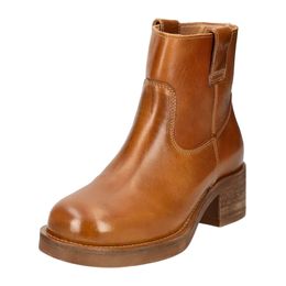 Stiefelette Pavement "Pavement Stiefelette Leder", Damen, Gr. 36, braun (tan), Leder, Schuhe Stiefelette