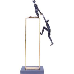 Dekoobjekt KARE DESIGN "Elements", gold, B:22cm H:51cm T:12cm, Polyresin, Dekofiguren, verschiedene Motive