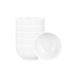 Tasse Seltmann Weiden "Cappuccinoschalen Amina 400 ml 6er Set", wei&szlig;, 6 tlg., Porzellan, Trinkgef&auml;&szlig;e, Tasse