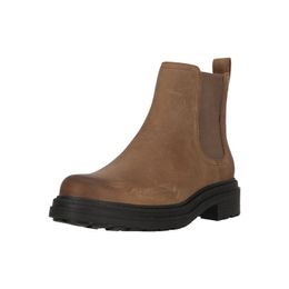 Stiefel Clarks "Orinoco3 Lane", Damen, Gr. 36, braun, Leder, Schuhe Stiefel, mit robuster, langlebiger Stollensohle