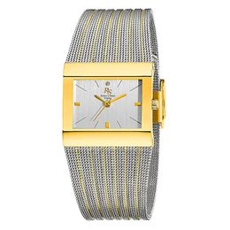 Quarzuhr, bicolor, Armbanduhren, Damen, Quarzuhr