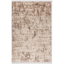 Sch&ouml;ner Wohnen Kollektion Teppich "Glory 251", gitter braun, B:133cm H:0,7mm L:190cm, Acryl, Viskose, SCH&Ouml;NER WOHNEN-KOLLEKTION, Teppiche, Teppich