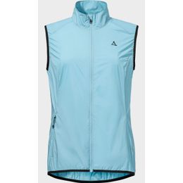 Sch&ouml;ffel Funktionsweste SCH&Ouml;FFEL "Vest Style Cannobio WMS", Damen, Gr. 36, 8015, blau, Oberstoff: 100% Nylon; (Coating: Polyurethan), ohne Ausschnitt, Westen Funktionsweste