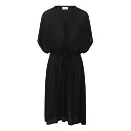 Badekleid Kaffe "Accessoires KAdaisy", Damen, Gr. 34, N-Gr, schwarz (schwarz deep), Obermaterial: 100% Viskose LENZING LenzingCV., Badeanz&uuml;ge