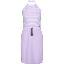 alife and kickin Sommerkleid ALIFE & KICKIN, Damen, Gr. L, Normalgr&ouml;&szlig;en, digital lavender, 60% Baumwolle, 40% Polyester, Rundhals, Kleider Sommerkleid