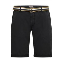 Shorts Blend "Shorts BHBruno", Herren, Gr. S, N-Gr, schwarz, Obermaterial: 97% Baumwolle CO. 3% Elasthan EL., Hosen Shorts