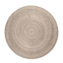 Hanse Home Juteteppich Jute Braided, Greige, Textil, Uni, rund, Oeko-Tex&reg; Standard 100, f&uuml;r Fu&szlig;bodenheizung geeignet, beidseitig verwendbar, in verschiedenen Gr&ouml;&szlig;en erh&auml;ltlich, pflegeleicht, strapazierf&auml;hig, leicht zusammenrollbar, Teppiche & B&ouml;den, Teppiche, Naturteppiche