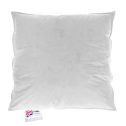 Homescapes F&Uuml;LLKISSEN 80/80 cm &ndash; G&auml;nsefedern & Daunen