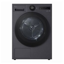 LG Trockner Mattschwarz (EEK B, 8 kg) mit Dual Inverter W&auml;rmepumpentechnologie & selbstreinigendem Kondensator I RT80X8BC RT80X8BC