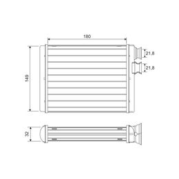Valeo W&auml;rmetauscher, Innenraumheizung 811596 f&uuml;r Peugeot