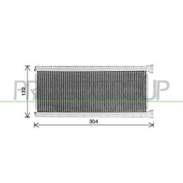 PRASCO W&auml;rmetauscher, Innenraumheizung ci924h002 f&uuml;r Citro&euml;n