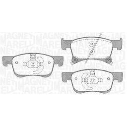MAGNETI MARELLI Bremsbelagsatz, Scheibenbremse 363916060814 f&uuml;r Opel BUICK Vaughall