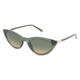 Guess GU3053 | Unisex-Sonnenbrille | Fassung: Vollrand, Cat Eye, Kunststoff, Gr&uuml;n Gl&auml;nzend | Glasfarbe: Gr&uuml;n Verlaufend