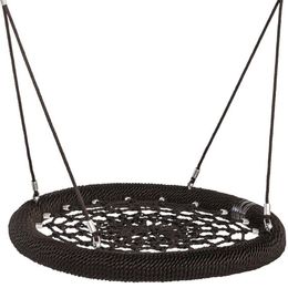 Professionelle Nestschaukel Rosette &Oslash;100 cm f&uuml;r &ouml;ffentliche Spielpl&auml;tze - Witterungsbest&auml;ndig EN 1176 zertifiziert - Belastbar bis 400kg - Wickey