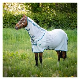 Horseware Fliegendecke AMIGO AmECO Bug Rug silber/t&uuml;rkis 125 cm