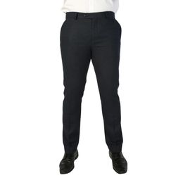 Paul Andrew Marineblaue Herrenhose aus Wollmischung und Tweed