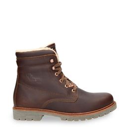 Panama Jack Herren P03 Aviator C23 Kastanienbraune wasserdichte Lederstiefeletten
