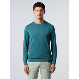 North Sails Pullover Rundhalsausschnitt mit Logo-Etikett