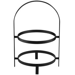 Servierst&auml;nder APS "THE GRID", schwarz, B:20,5cm H:35,5cm L:23,5cm, Metall, Lebensmittelaufbewahrungsbeh&auml;lter