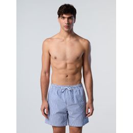 North Sails Badeshorts Gestreifter Seersucker