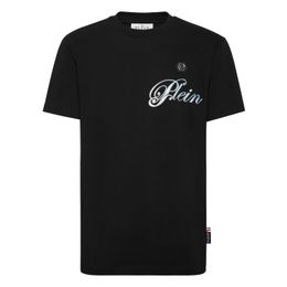 Philipp Plein Round Neck T-Shirt Gradient Skull