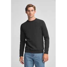 Sweatshirt schwarz mit Wascheffekt und Rigby Go-Logo