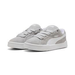 Sneaker Puma "PARK LIFESTYLE EASY SD", Damen, Gr. 44, wei&szlig; (cool light gray, Puma wei&szlig;), Leder, Schuhe Sneaker