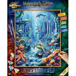 Malen nach Zahlen Schipper "Meisterklasse Premium, Unterwasserwelt", bunt, Malvorlagen, KinderB:40cm H:50cm, Made in Germany, B:40cm H:50cm
