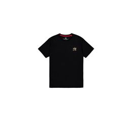 Alpha Industries Camo Logo Puff Print Backprint T-Shirt