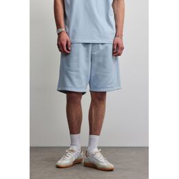 Sweatshorts Pegador "LOGO HEAVY SWEAT SHORTS", Herren, Gr. L, N-Gr, washed ocean blau wei&szlig;, Sweatware, Obermaterial: 80% Baumwolle, 20% Polyester, unifarben, regular fit normal, Hosen Sweatshorts, Baumwollmischung, regular fit