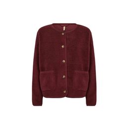 Kurzmantel soyaconcept "Soya Concept Coat SC-ONYX", Damen, Gr. XXL, 4850 dunkelrot, Obermaterial: 100% Polyester, M&auml;ntel Kurzmantel