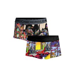 MUCHACHOMALO Herren Boxer Shorts - 2er Pack - Herren Unterw&auml;sche