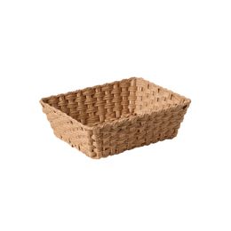 Brotkorb APS "TWIRL", braun, B:26,5cm H:10cm L:32,5cm, Polyprophylen (PP), Lebensmittelaufbewahrungsbeh&auml;lter, Brotkorb, mit Edelstahldraht