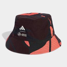 Fischerhut adidas Performance "MERCEDES - AMG PETRONAS FORMULA ONE TEAM SUMMER PACK STOFFHUT", Damen, schwarz (turbo, aurora ruby, schwarz), Obermaterial: 100% Baumwolle, H&uuml;te