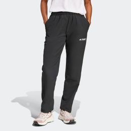 Outdoorhose adidas terrex "MULTI LITEFLEX", Damen, Gr. XS, N-Gr, schwarz (schwarz, normal, gr.), Obermaterial: 90% Polyester, 10% Elasthan, Hosen Outdoorhose