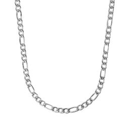 Kette ohne Anh&auml;nger Tom Tailor, edelstahlfarben, Halsketten, Jungen, Edelstahl, L: 43 B: 4,4mm, B:4,4mm