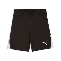 Trainingsshorts Puma "TEAMLIGA26 SHORTS", Herren, Gr. 3XL, N-Gr, Puma schwarz, Puma wei&szlig;, Puma wei&szlig;, Interlock, Obermaterial: 100% Polyester, unifarben, regular fit kniefrei, Hosen, mit DryCELL-Technologie, atmungsaktiv, Regular Fit