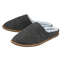 Dunlop Herren Pl&uuml;sch gef&uuml;tterte Pantoletten mit Memory Foam