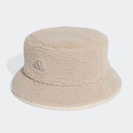 Fischerhut adidas Performance "WINTERIZED STOFFHUT MIT TEDDY-FLEECE", Damen, wonder aluminium, Obermaterial: 100% Polyester, H&uuml;te, Teddy Bucket Hat