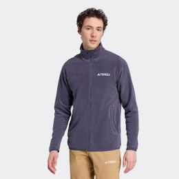 Fleecejacke adidas terrex "MULTI ESSENTIALS", Herren, Gr. M, shadow navy, Obermaterial: 100% Polyester, Jacken Fleecejacke