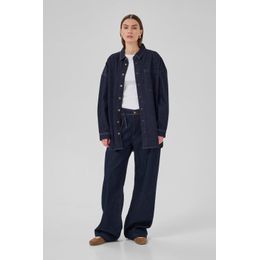 Langarm-Hemd MaloMW Box fit dark blue