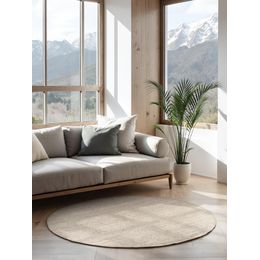 Teppich Hanse Home "Jaipur Juteteppich, als L&auml;ufer und in Rund", wei&szlig;, H:10mm &Oslash;:160cm, Jute, Teppiche, Teppich, 100% Naturfaser, Wohnzimmer, Esszimmer, Schlafzimmer, GRS
