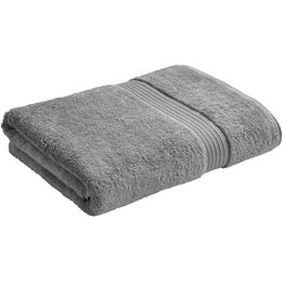 Duscht&uuml;cher Christy "SUPREME", silber, B:75cm L:137cm, Walkfrottier, Obermaterial: 100% Baumwolle, Handt&uuml;cher, Premium-Duscht&uuml;cher in Luxusqualit&auml;t, 650g/m&sup2;, 75x137cm, 2er Set