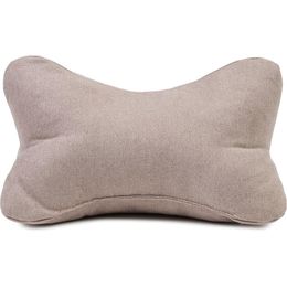 G&ouml;zze Nackenrolle G&Ouml;ZZE "Darco" Gr. 1, grau (taupe), B:25cm L:40cm, Polyester, Funktionskissen, Nackenrolle