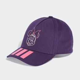 Baseball Cap adidas Performance "DISNEY MINNIE MAUS KINDER", Jungen, lila (aurora plum), Obermaterial: 100% Baumwolle, Caps, Kinder Baseball Cap mit einer Minnie Mouse-Grafik