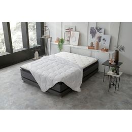 Microfaserbettdecke Yatas Bedding "Handy, Bettdecke 135x200, 200x200 cm & weiteren Gr&ouml;&szlig;en", wei&szlig;, B:155cm L:220cm, Bezug: 100% Polyester. F&uuml;llung: 100% Polyester, Bettdecken, Microfaserbettdecke, Sommer, Herbst, allergiker geeignet (Hausstauballergiker)