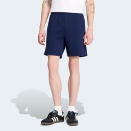 Shorts adidas originals "TREFOIL ESSENTIALS FLEECE", Herren, Gr. L, N-Gr, blau (night indigo, normal, gr.), Obermaterial: 100% Baumwolle, Hosen Shorts