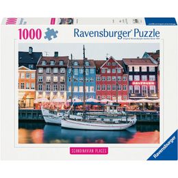 Puzzle Ravensburger "Scandinavian Places, Kopenhagen, D&auml;nemark", bunt, Puzzles, KinderB:70cm H:50cm, Pappe, Made in Germany, B:70cm H:50cm